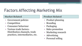 Marketing mix | PPT