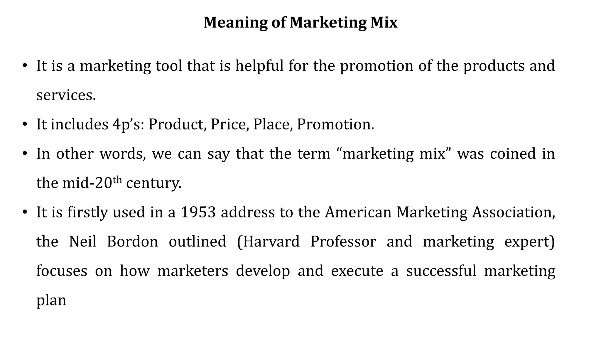 PowerPoint Presentation on Marketing Mix Marketing Mix.pptx