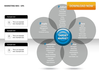 Marketing Mix 4-7P´s by Slideshop | PPTX