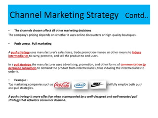 Marketing Mix-Place Decisions | PPTX