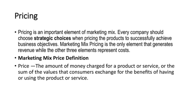 Marketing Mix_marketing management - Pricing.pptx