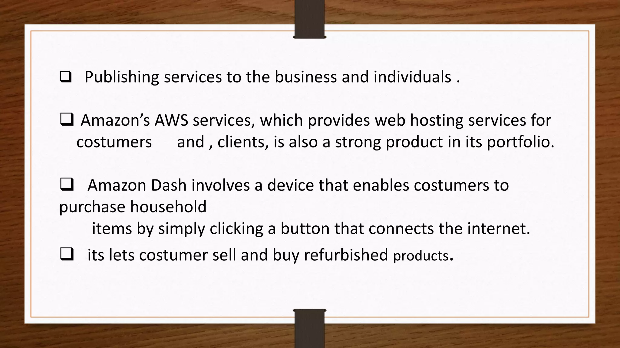 Marketing mix ,amazon | PDF