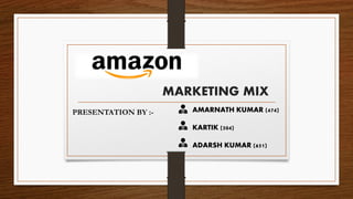Marketing mix ,amazon | PDF