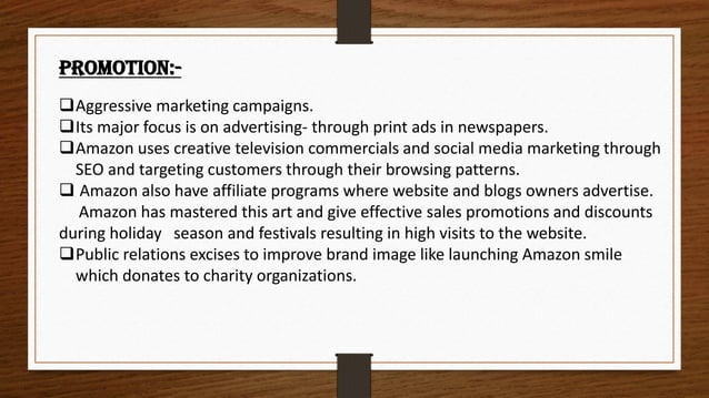 Marketing mix ,amazon | PDF
