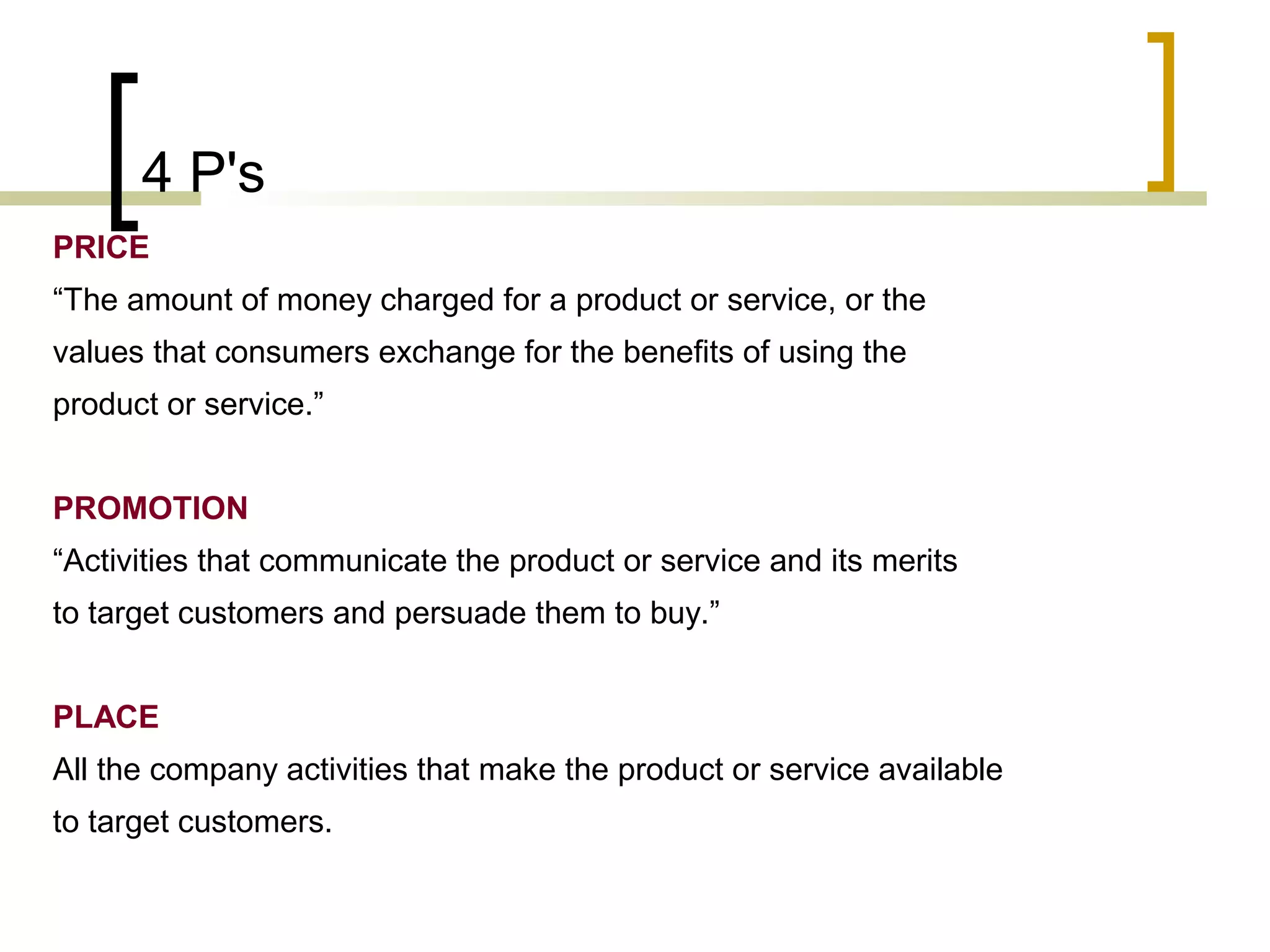 Marketing mix and 4 p's | PPT