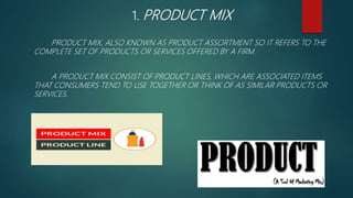 Marketing mix and product life cycle | PPTX