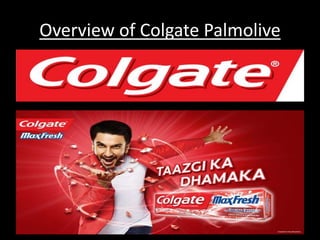 Marketing mix and strategy of colgate | PPTX