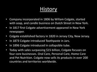 Marketing mix and strategy of colgate | PPTX