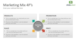 Marketing Mix Diagrams PowerPoint Presentation Template - SlideSalad | PPT