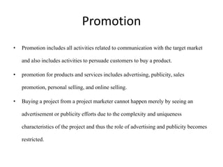 Marketing mix for project marketing .pptx