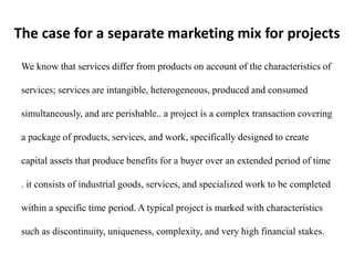 Marketing mix for project marketing .pptx