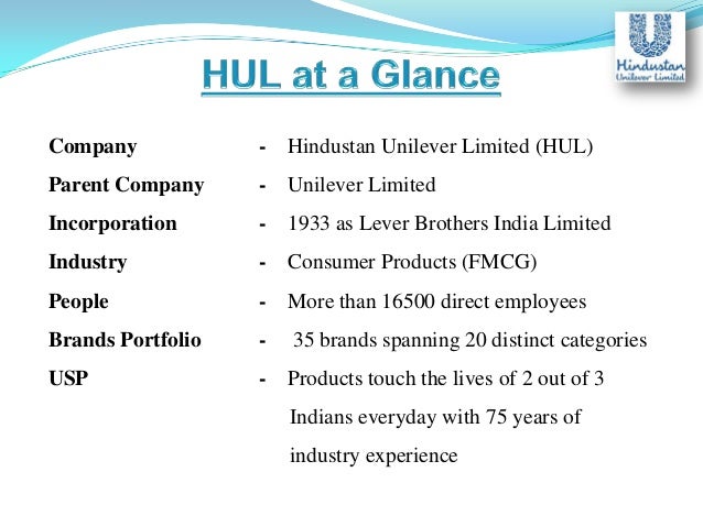 Marketing mix hul