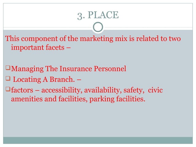 Marketing Mix In Insurance Sector | PPT | Insurance | Personal Finance