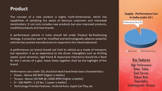 Marketing Mix for a Performance Car Brand | PPTX