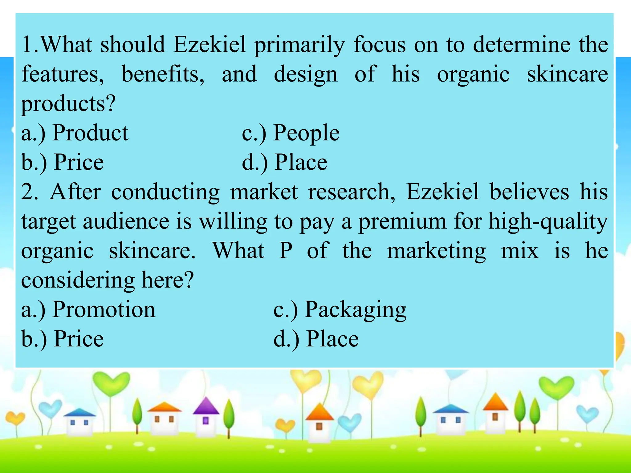 MARKETING MIX : (Entrepreneurship lesson) | PPTX