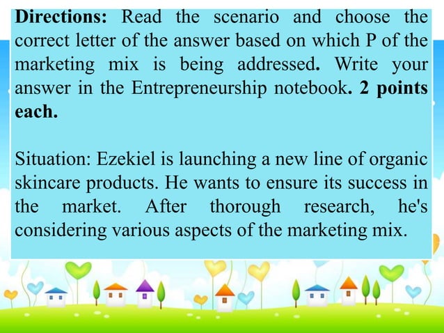 MARKETING MIX : (Entrepreneurship lesson) | PPTX