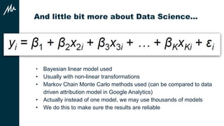 Marketing Mix Modelling - Marketing Analytics Summit | PDF