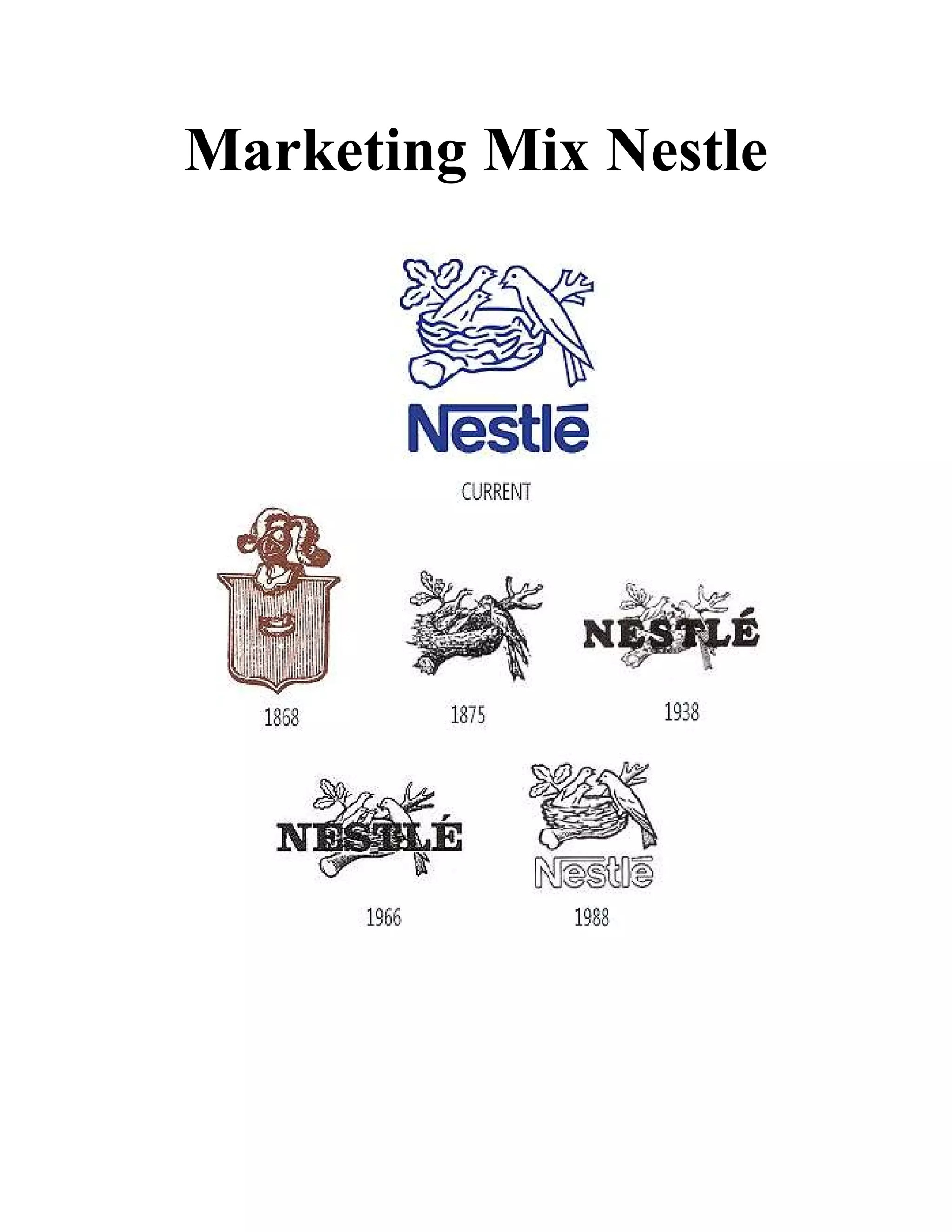 Marketing Mix Nestle Company | PDF