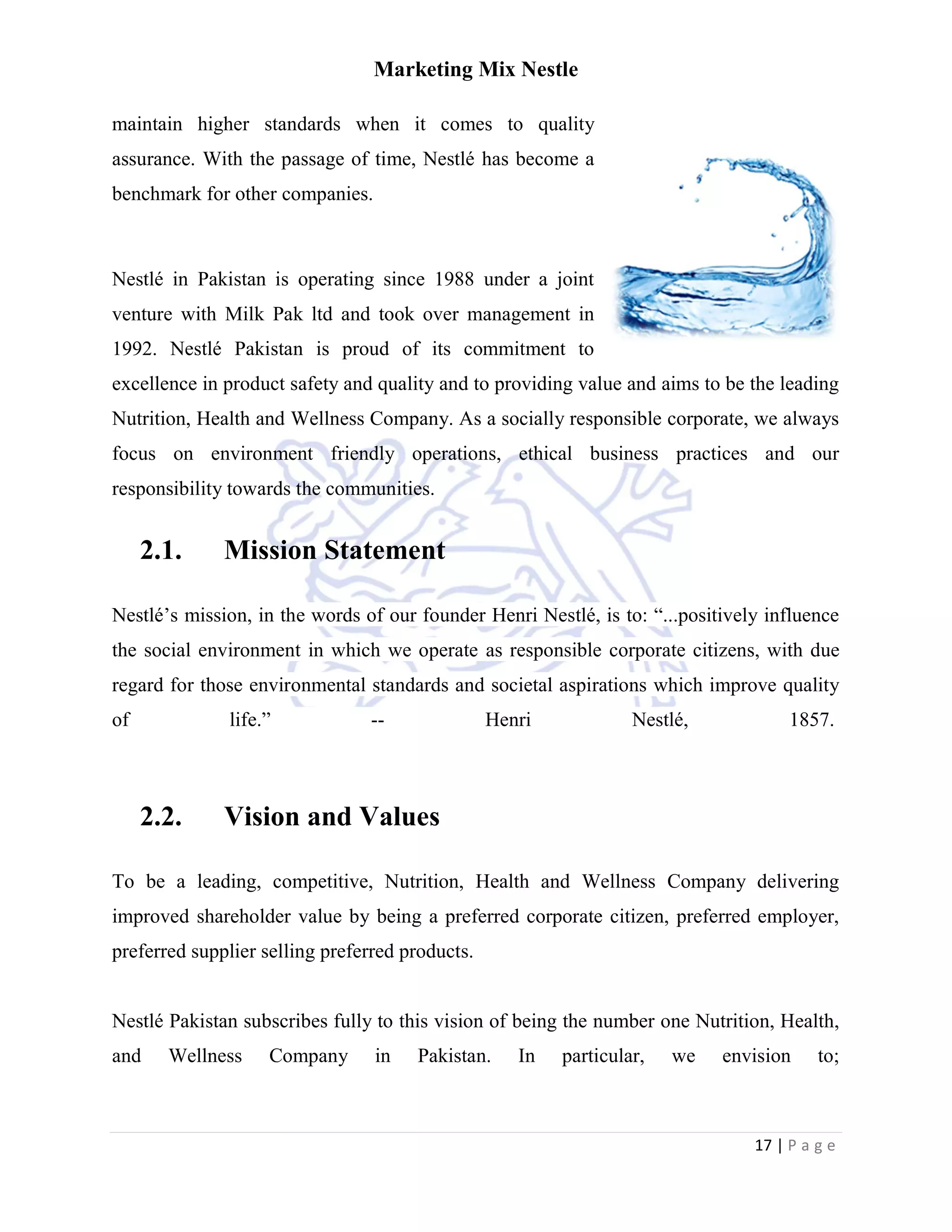 Marketing Mix Nestle Company | PDF