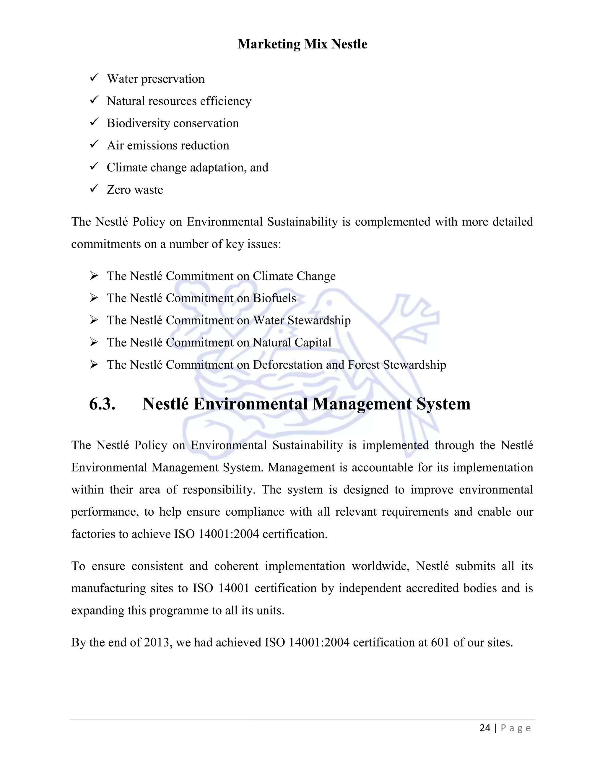 Marketing Mix Nestle Company | PDF