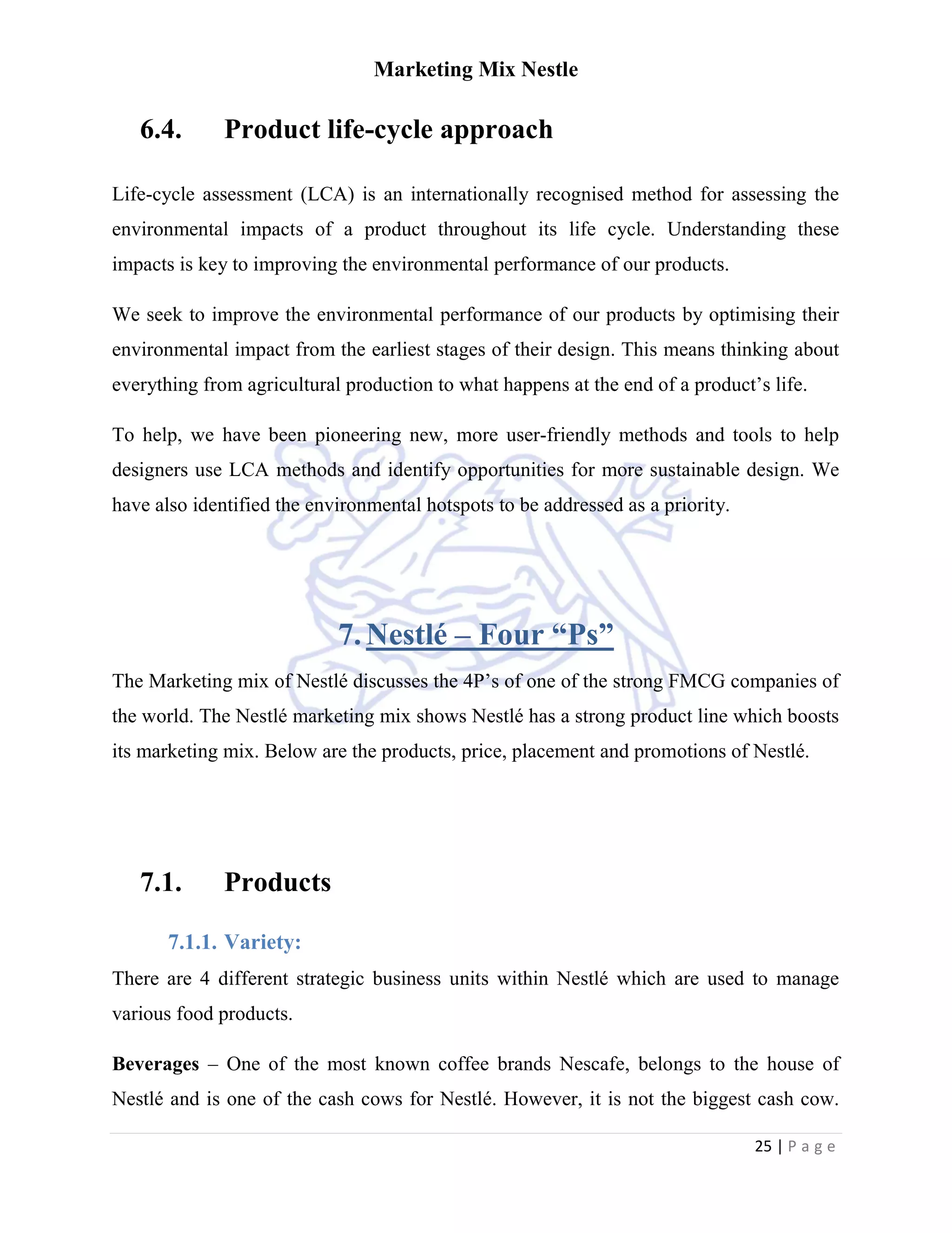 Marketing Mix Nestle Company | PDF