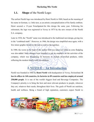 Marketing Mix Nestle Company | PDF