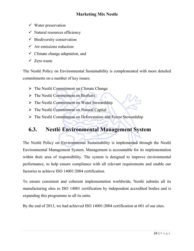 Marketing Mix Nestle Company | PDF