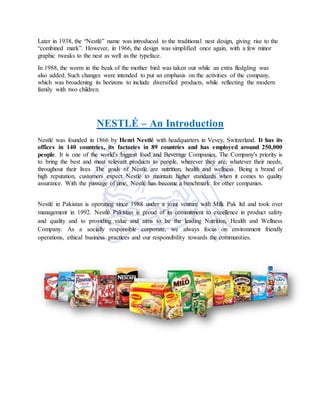 Marketing mix of Nestle (1) | PDF