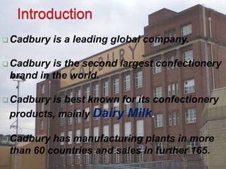 Marketing mix of cadbury | PPTX