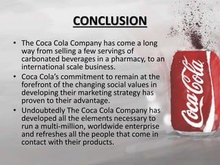 Marketing Mix - Coca Cola | PPTX