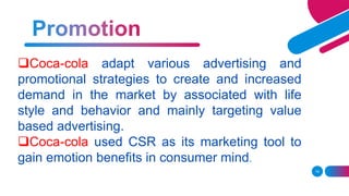 Marketing mix of coca-cola | PPTX