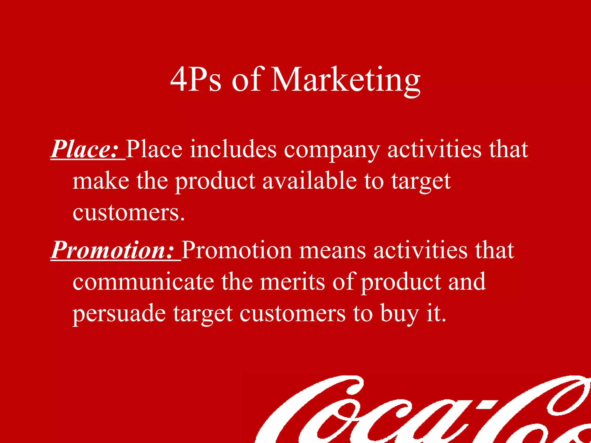Marketing Mix of Coca Cola Bangladesh Ltd | PPT