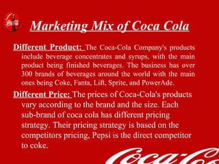 Marketing Mix of Coca Cola Bangladesh Ltd | PPT