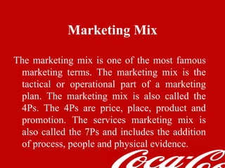 Marketing Mix of Coca Cola Bangladesh Ltd | PPT