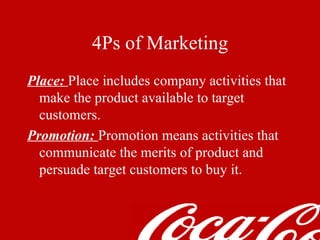 Marketing Mix of Coca Cola Bangladesh Ltd | PPT