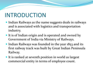 Marketing mix of Indian railway | PPTX
