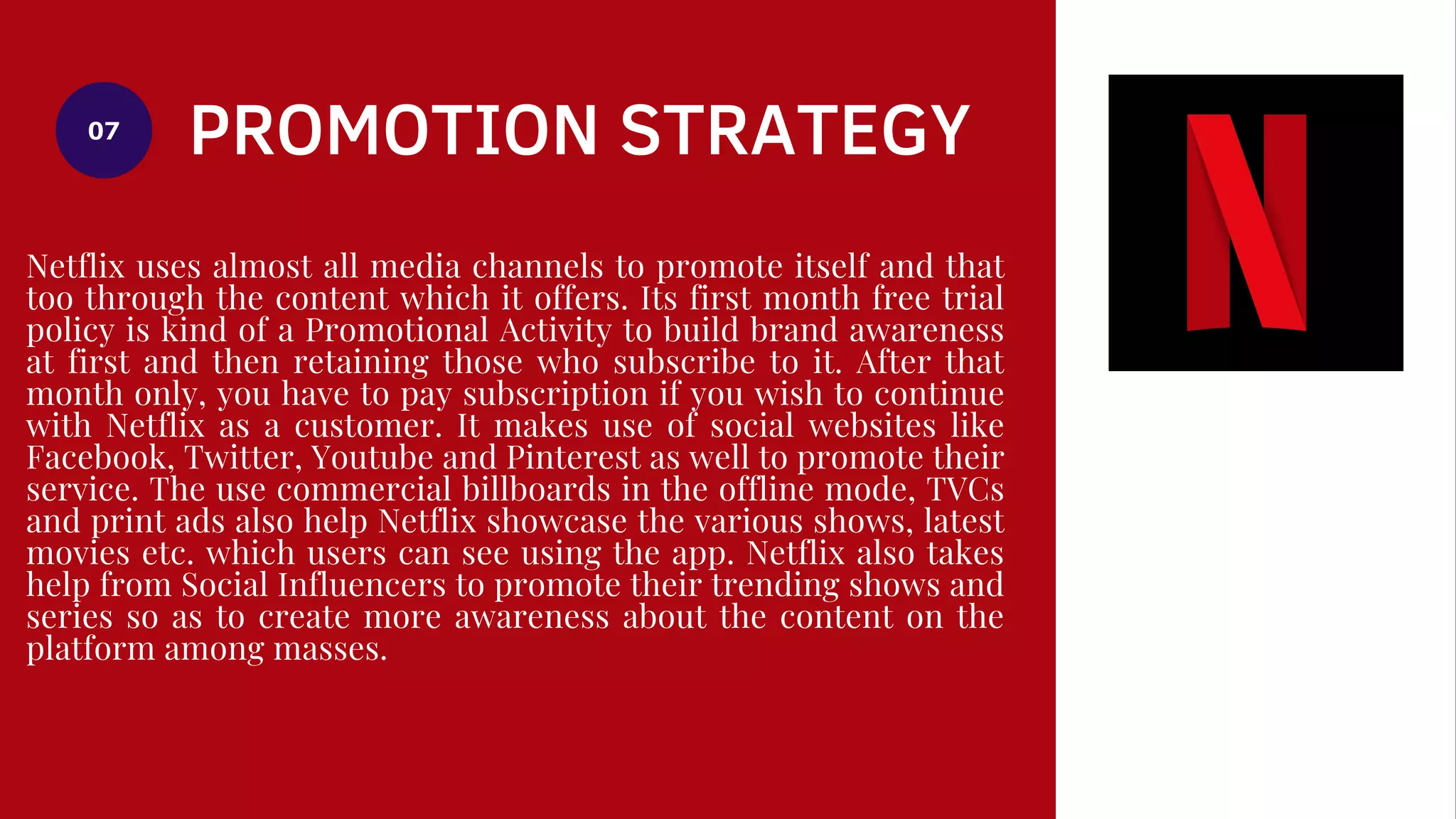Marketing Mix of Netflix | PDF