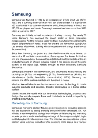 Marketing mix of Samsung.docx