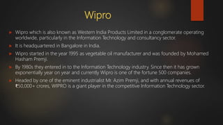 Marketing mix of wipro | PPTX