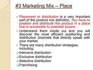 Marketing mix-Types-4 p's,7p's-scope and Importance. | PPTX | Marketing ...