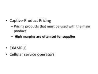 Marketing mix pricing | PPTX