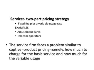 Marketing mix pricing | PPTX