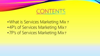 Marketing mix | PPTX