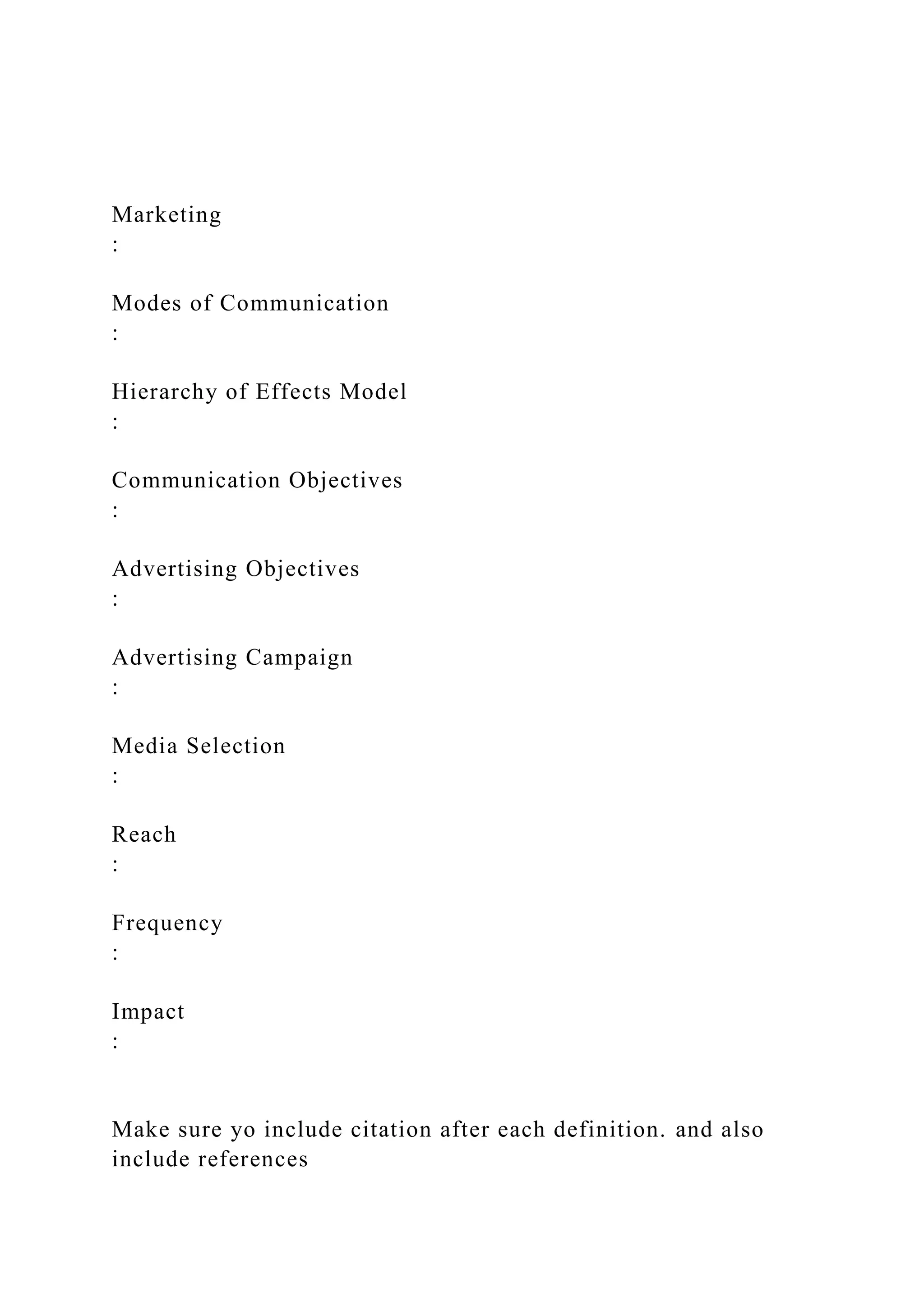 Marketing Communication Objectives, Models & Campaigns | PDF
