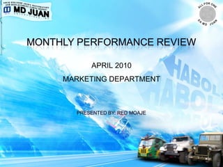 Marketing MPR Report April 2010 | PPT | Marketing and Advertising ...