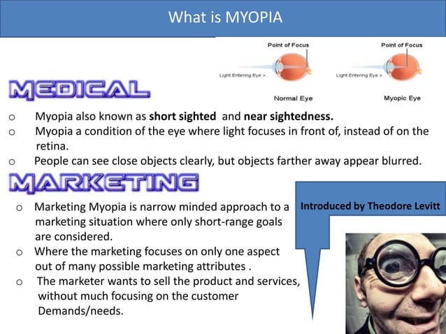 Marketing myopia | PPTX | Eye and Vision Conditions | Diseases and ...