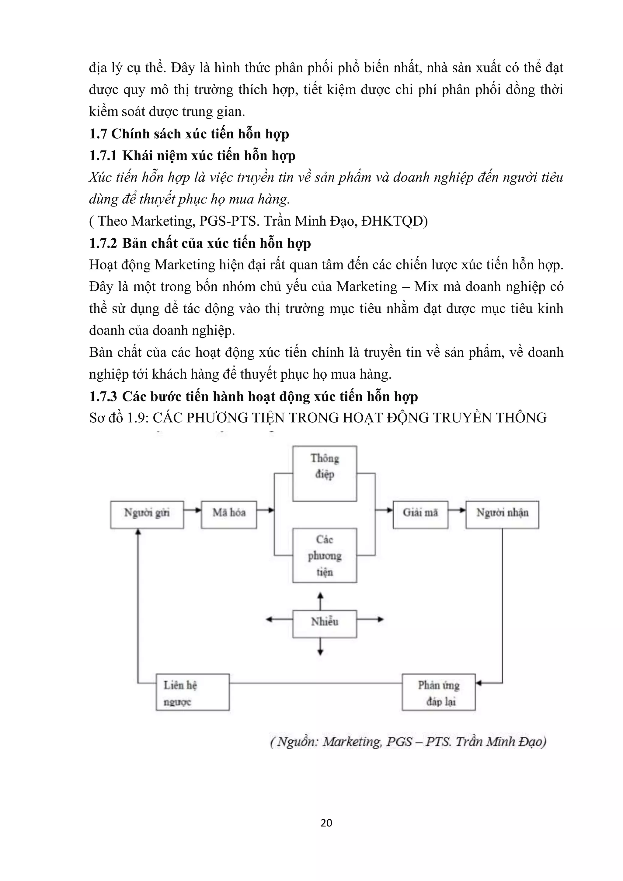 Một số giải pháp marketing nhằm nâng cao hiệu quả sản xuất kinh doanh tại công ty cổ phần thương ...