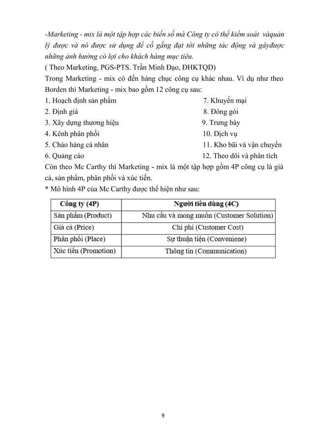 Một số giải pháp marketing nhằm nâng cao hiệu quả sản xuất kinh doanh tại công ty cổ phần thương ...