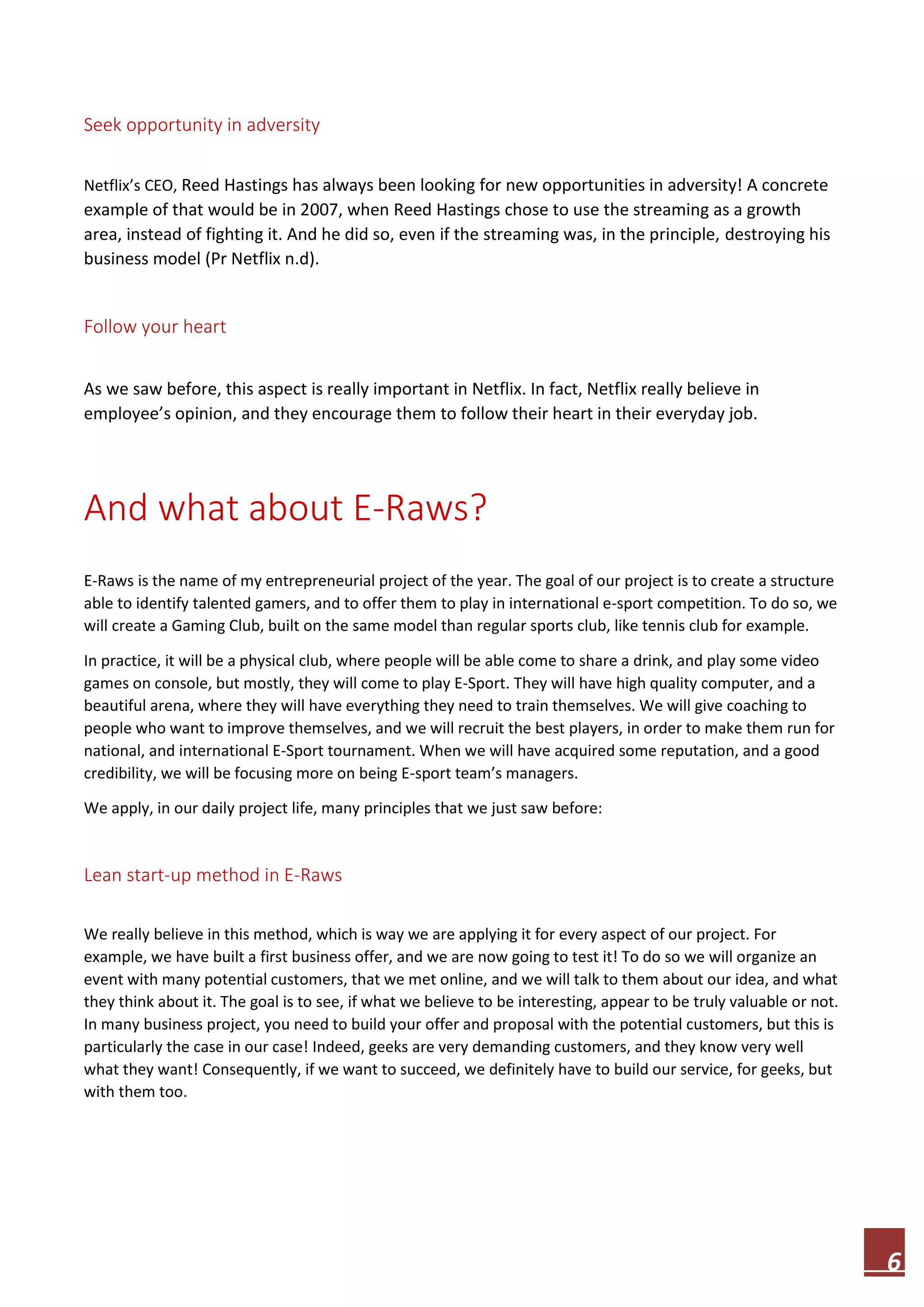 Innovation in Netflix | PDF