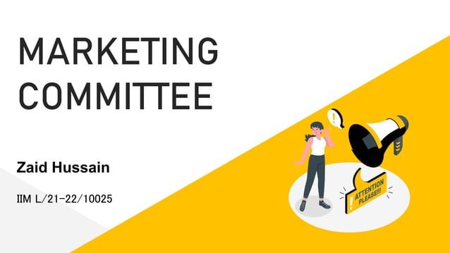 Marketing Committee | PPTX
